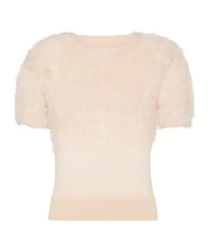 MAISON MARGIELA Textured Silk Knit Top