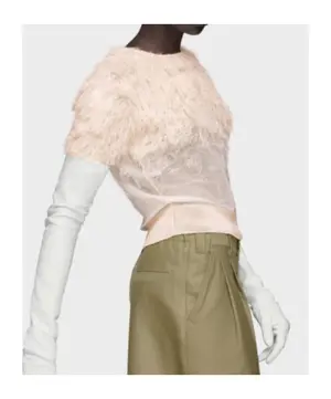 MAISON MARGIELA Textured Silk Knit Top