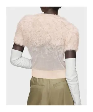 MAISON MARGIELA Textured Silk Knit Top