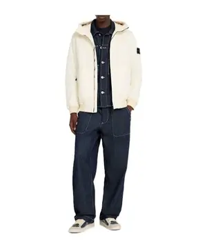 Stone Island Nylon Bomber Jacket - Black