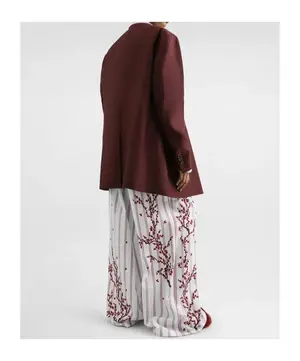 Dolce & Gabbana Double-breasted Linen Blazer - Brown