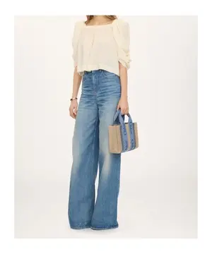 Chloé Woody Small Tote Bag - Ash Blue