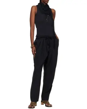 Isabel Marant Étoile Helma Silk T-shirt - Black