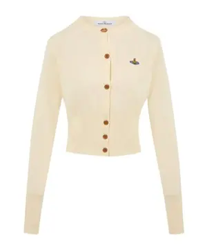 VIVIENNE WESTWOOD Bea Cropped Cardigan - Nude
