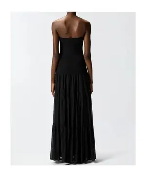 Pinko Baveno Strapless Maxi Dress