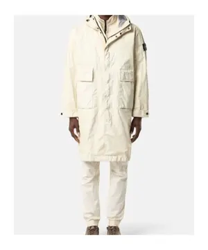 Stone Island Elasticated Waistband Cargo Pants - Ivory