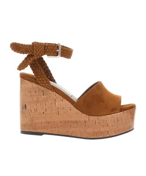 JIMMY CHOO Jori 100 Platform Sandals - Brown