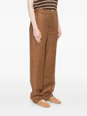 Brunello Cucinelli Pleated Trousers With Elasticated Waist