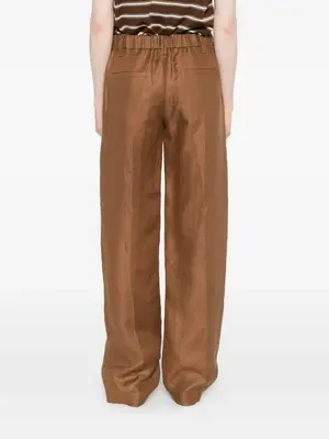 Brunello Cucinelli Pleated Trousers With Elasticated Waist