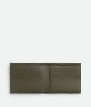 Bottega Veneta Intrecciato Bi-fold Wallet - Green
