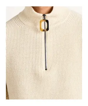J.W.ANDERSON Long-sleeved Half-zip Jumper