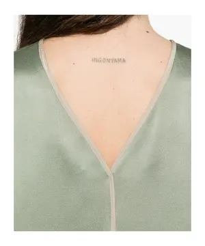 FORTE_FORTE Sleeveless Blouse With Piped Edges