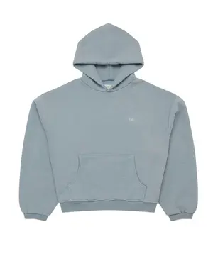 ERL Logo Soft-fit Hoodie - Blue