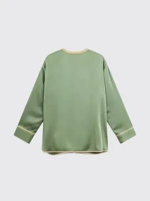 FORTE_FORTE Jacket With Contrasting Trim - Khaki