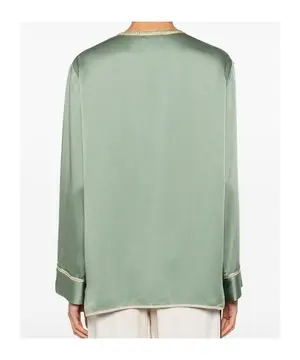 FORTE_FORTE Jacket With Contrasting Trim - Khaki