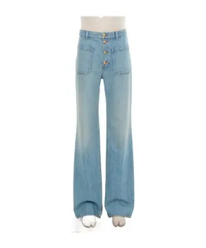 Valentino Garavani Button Detailed Jeans For Men