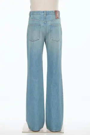 Valentino Garavani Button Detailed Regular Fit Jeans - Blue