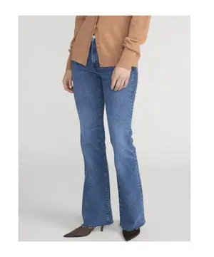 FRAME The Icon Mid Rise Jeans - Blue