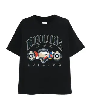 Rhude Sailing Icon T-shirt - Black