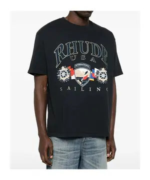 Rhude Sailing Icon T-shirt - Black
