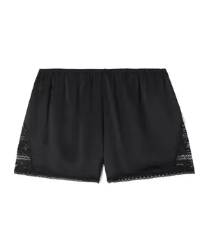 ERES Dévoilée Lace-trim Silk Shorts