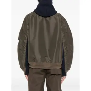 Sacai Sponge Hooded Zip-up Jacket - No