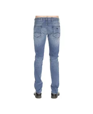 Emporio Armani Belt-loop Denim Jeans