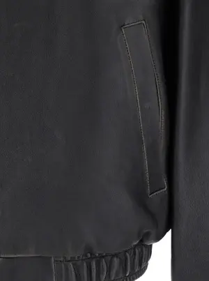 DUNST Brushed Zip Drizzler Jacket - Black