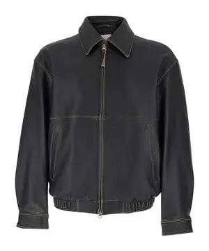 DUNST Brushed Zip Drizzler Jacket - Black