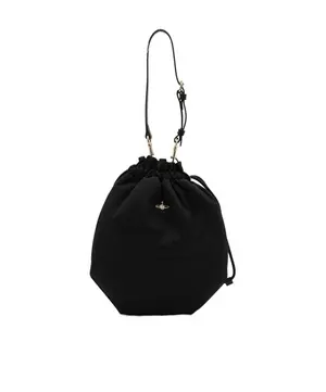 VIVIENNE WESTWOOD Logo Detailed Drawstring Bag