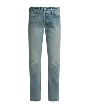TOM FORD Faded Straight-leg Jeans - Gray
