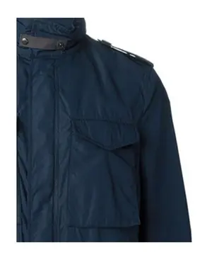 Burberry High-necked Casual Jacket - Blue