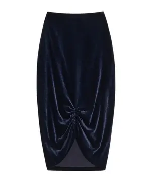 Valentino Garavani Velvet Skirt - Black