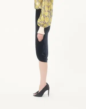 Valentino Garavani Velvet Skirt - Black