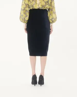 Valentino Garavani Velvet Skirt - Black