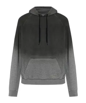 Moschino Ombre Logo Hoodie - Grey