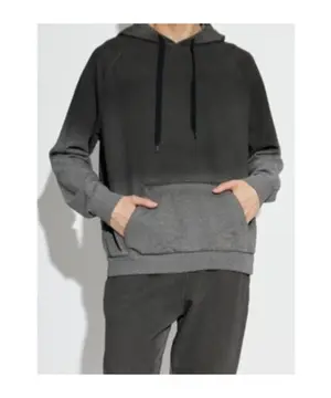 Moschino Ombre Logo Hoodie - Grey