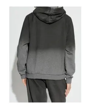 Moschino Ombre Logo Hoodie - Grey