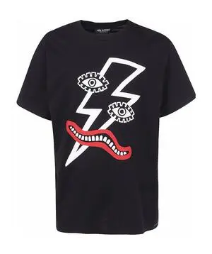 Neil Barrett Graphic Printed T-shirt - Black