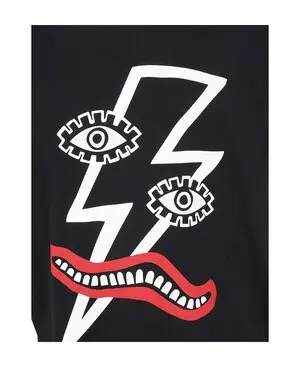 Neil Barrett Graphic Printed T-shirt - Black