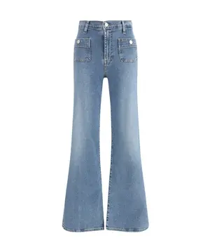 7 For All Mankind High-waisted Flared Jeans - Blue