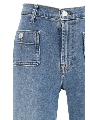 7 For All Mankind High-waisted Flared Jeans - Blue