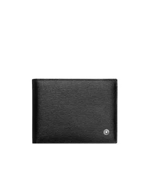 Montblanc Fold Wallet In Half - Black