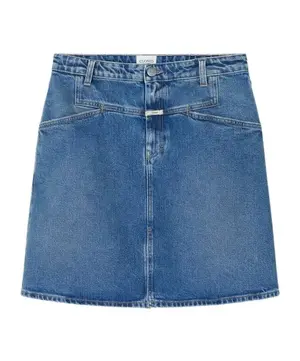 Closed Stover-x Mini Skirt - Medium Blue
