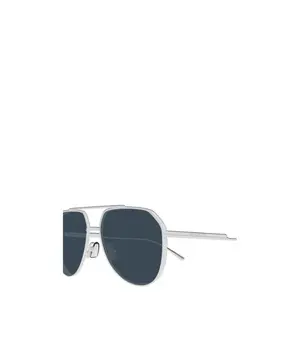 Bottega Veneta Aviator Frame Sunglasses - Blue