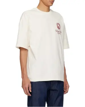 Amiri Logo-printed Crewneck T-shirt - White