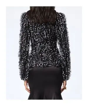 Nina Ricci Polka Dot Tie-front Jacket
