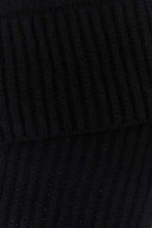 Gucci Logo Detailed Cable Knit Scarf