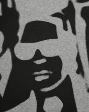 Karl Lagerfeld Printed T-shirt - Gray