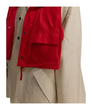 Barbour Contrast Panel Hooded Jacket